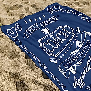 Coach Gifts Blanket 60"×50" - Best Coach Gifts For Men Women - Basketball Coach Gifts - Cheer Gifts For Coach - Football, Hockey, Baseball, Softball, Gymnastics Coach Appreciation Gift Throw Blanket