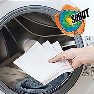 Shout Color Catcher Sheets for Laundry, Maintains Clothes Original Colors, 24 Count