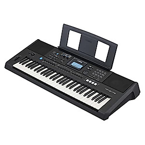 Yamaha, 61-Key Portable Keyboard (PSRE473), Black