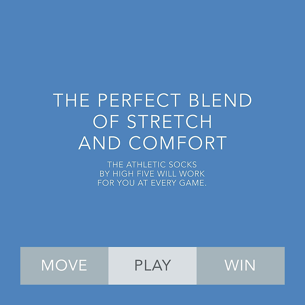 High Five Athletic Sock S Columbia Blue