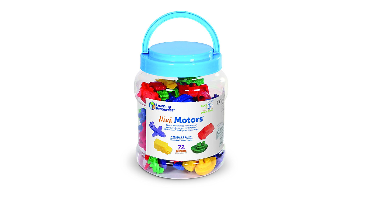 Mini Motors Counting & Sorting Fun Set for Kids