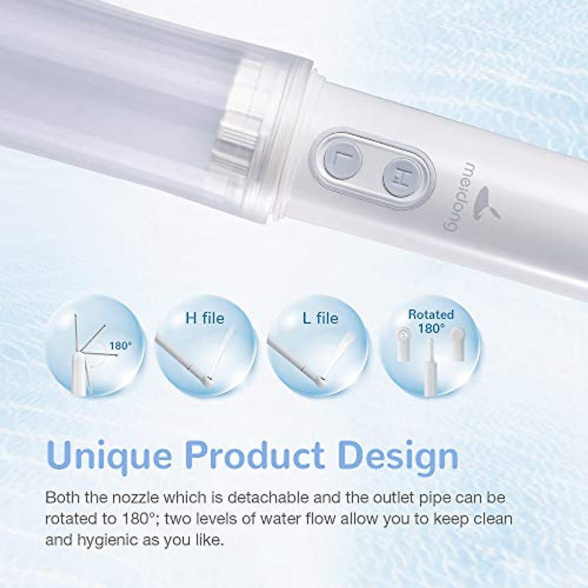 MERONG Portable Travel Electric Bidet Sprayer Handheld Personal Bidet Sprayer Bidet Bottle for Baby Care/Outdoor Traveling