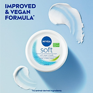 NIVEA Soft Moisturizing Creme 6.8 Ounce (Pack of 4)