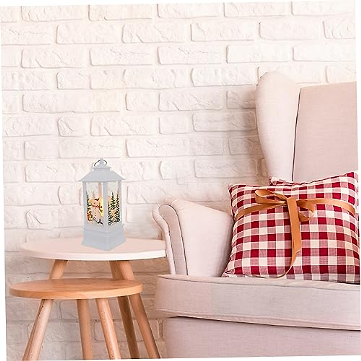 Didiseaon 1PC Music Decor Portable Christmas Decor Christmas Music Snow Globe Nativity Snow Globe Snowman Snowglobe lamp Decorations Christmas Lights LED Desk lamp