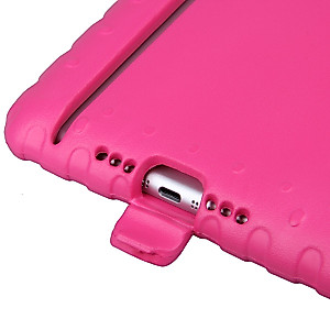 LEFON Kids Case for iPad Mini Shockproof Convertible Handle Light Weight Super Protective Stand Cover Case for Apple iPad Mini 3rd Gen/Mini 2 / Mini 1 (Rosy)