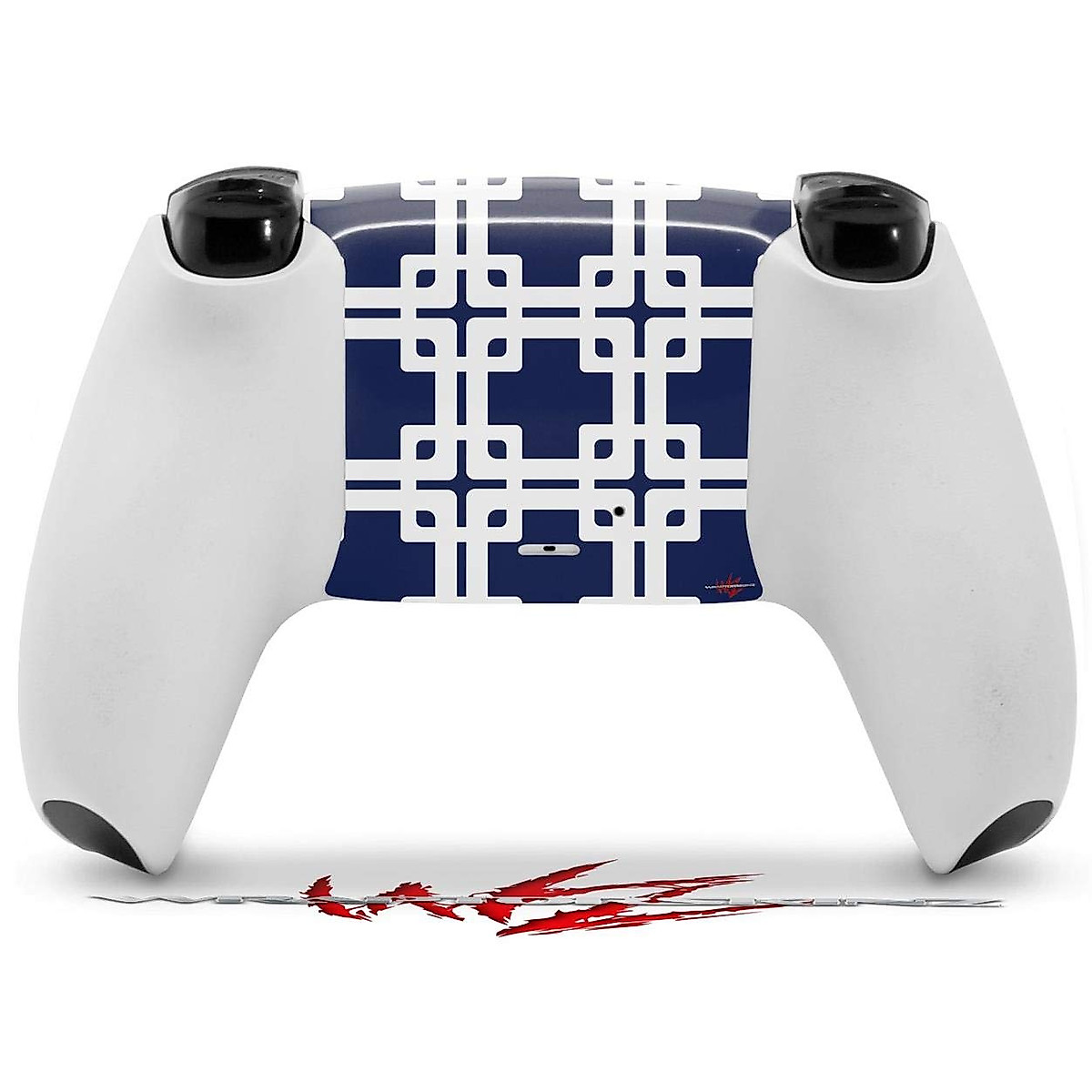 WraptorSkinz Skin Wrap compatible with Sony PS5 DualSense Controller Boxed Navy Blue (CONTROLLER NOT INCLUDED)