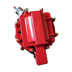 MAS Red Cap Performance HEI Distributor+Spark Plug Wires+Free Pig Tail Kit Replacement for Mopar Chrysler Dodge Plymouth V8 Engines 273 318 340 360 —7500 RPM 65K Coil (Red Hei Kit)