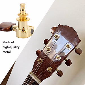 Swhmc 3R 3L Semi-Closed Golden Guitar String Tuners Tuning Keys Pegs Machine Heads Knobs Locking Tuners for Acoustic, Electric Guitar