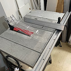 Stand Table Saw Protective Cover, 4-10 Inch Anti Dust Table Saw Guards with Splitting Knife, Universal Dustproof Clear Plastic Case - for Woodworking Most Table Saw (R-Shaped)