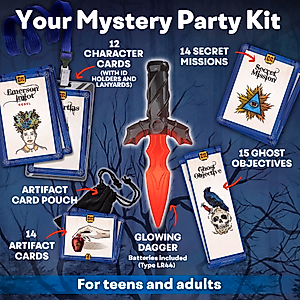 Darkridge Reunion: A Murder Mystery Game | for Adults & Teens, 6-12 Players | Murder Mystery Dinner Party Game | High School Reunion Theme | Party Kit | Board Games | Teen Games | Live The Mystery!