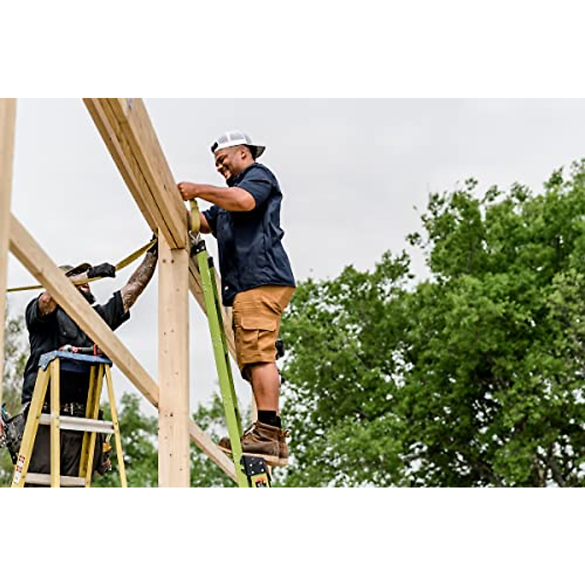 Dickies Men's Dri-Tech Temperature Regulating Wool Blended Work Crew Socks Multipack, Navy Heather (6 Pairs), Shoe Size: 6-12