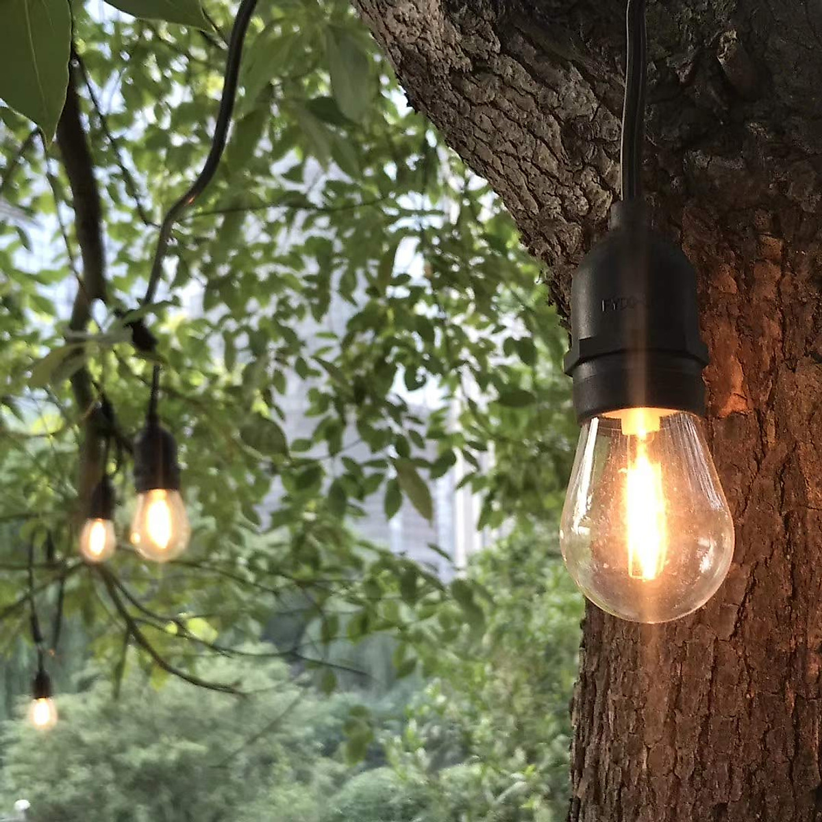 Shatterproof & Waterproof S14 String Light Bulbs-Equivalent to 10 W, S14 led Bulb fits for Commercial Outdoor Patio Garden Vintage Lights, E26 Base 2200K CRI>90,70LM,Warm White(15 Pack)