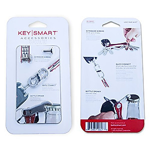 KeySmart Accessory Pack - Expansion Pack-14 Keys, Quick Disconnect and Bottle Opener