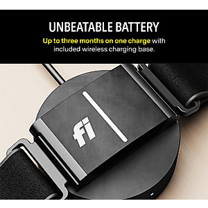 Fi Series 3 Smart Dog Collar - GPS Dog Tracker and Activity & Health Monitor, Waterproof, LED Light, Escape Alerts, Nationwide Coverage [Free 1 Year Membership] (Blue, Large)