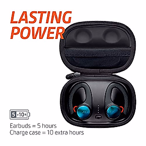 Plantronics 211855-99 BackBeat Fit 3100 True Wireless Earbuds, Sweatproof and Waterproof In Ear Workout Headphones, Black, One Size Fits All
