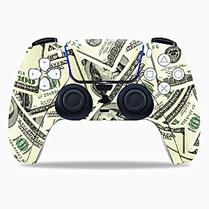 Skin for Ps5 Controller, 3pcs Whole Body Vinyl Decal Cover Sticker for Playstation 5 Controller (PS5 Controller #2)