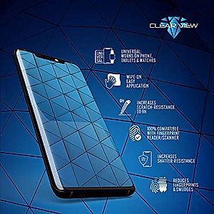 CLEARVIEW Liquid Glass Screen Protector | Covers up to 6 Devices | for All Smartphones Tablets and Watches