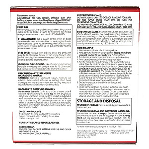 Para Defense 5.1-9 lb Cat Pet Flea Control Supply, Small