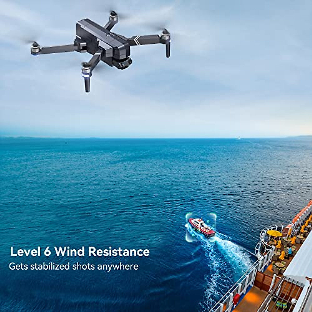 Ruko F11GIM2 Drone with Camera for Adults 4K, 3-Axis Gimbal+EIS, 9800ft Long Range, 84 Min Flight Time, 3 Batteries, GPS Auto Return Home, Follow Me, Waypoint, Point of Interest