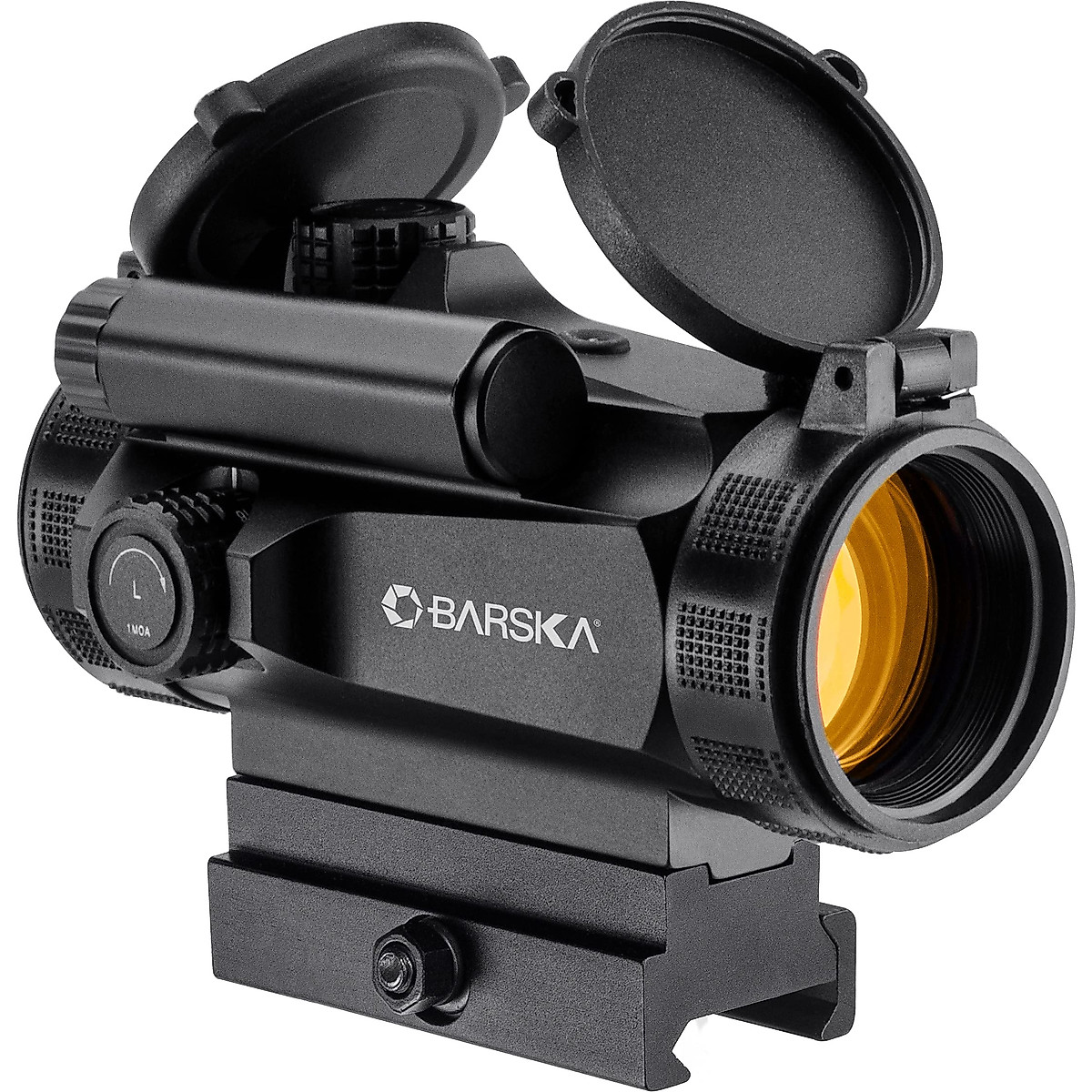Barska AC13160 1x30 HQ Red Dot Sight with Quick-Release Mount, Black