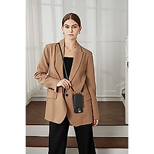 ZVE iPhone 11 Pro Wallet Case, iPhone 11 Pro Case with Credit Card Holder Slot Crossbody Handbag Purse Wrist Strap Zipper Leather Case Cover for Apple iPhone 11 Pro 5.8 inch 2019 - Black