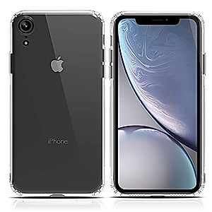 Migeec for iPhone XR Case Clear Soft Transparent Shockproof Protective Slim Thin Bumper Phone Cover for iPhone XR, 6.1 inch