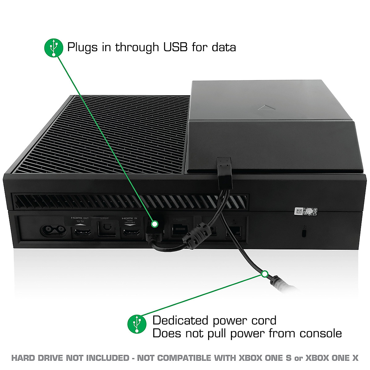 Nyko Data Bank - Data Bank 3.5" Hard Drive Enclosure Upgrade Dock for Xbox One