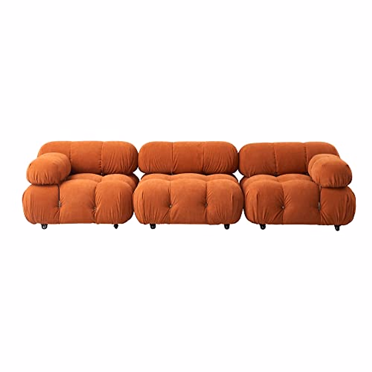 Creative Co-Op Mimosa Modular Bread Sofas, Rust