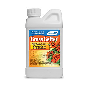 Monterey - Grass Getter - Selective Post Emergent Herbicide - Kills Weedy Grasses, Sethoxydim Herbicide - Apply Using Sprayer - 8oz Concentrate