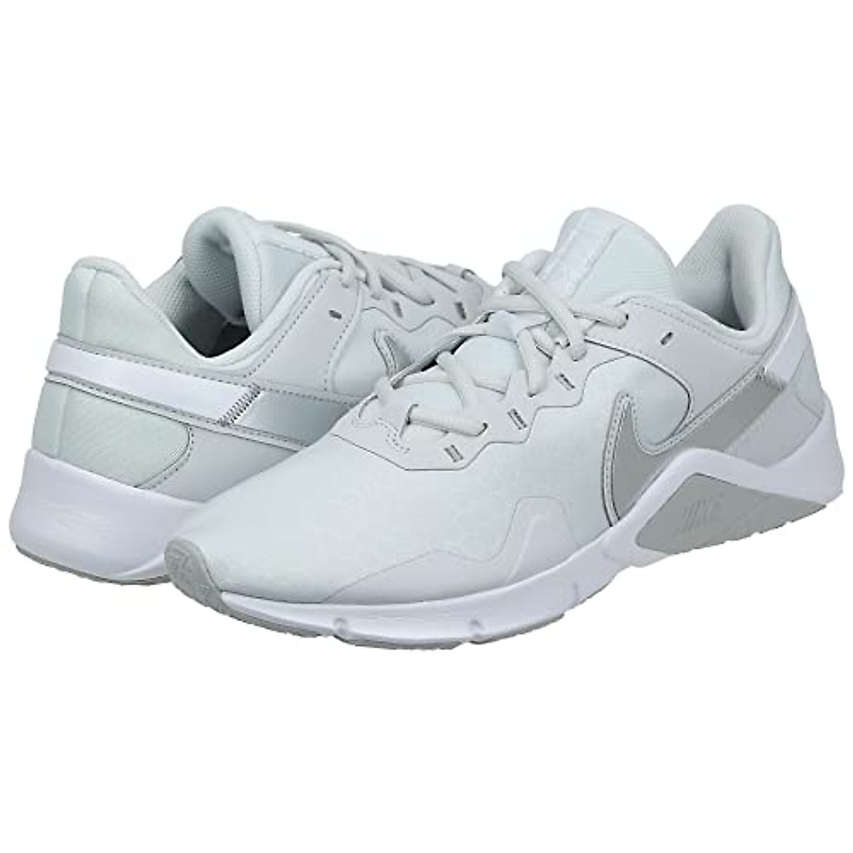 Nike Womens Legend Essential 2 Running Trainers, Photon DUST/Metallic Silver, 8.5