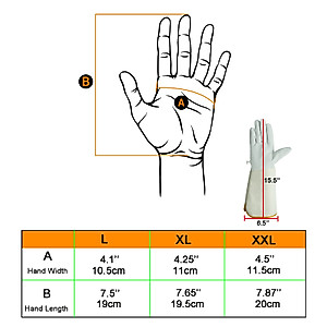 Luwint Leather Long Garden Gloves, Thorn Proof Rose Pruning Elbow Length Gardening Gloves for Men and Women, 1 Pair (L)