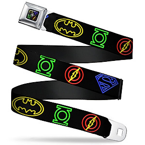 Buckle-Down Seatbelt Belt Justice League XL