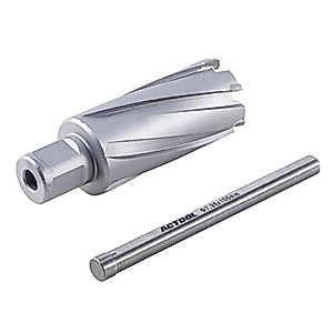 ACTOOL 1-1/4'' Diameter x 2'' Depth of Cut Carbide Tipped TCT ANNULAR Cutter with 3/4'' Weldon Shank