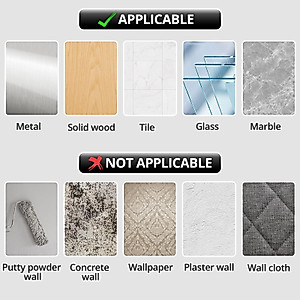 HTVRONT Hat Hooks for Wall 6PCS - Strong Adhesive Hat Rack for Wall for Baseball Caps - Hat Hangers Holder Organizer Storage Space Saving Multi-Function for Wall/Door/Closet