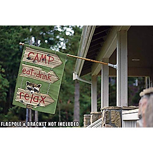 Toland Home Garden 101167 Relax Summer Flag 28x40 Inch Double Sided Summer Garden Flag for Outdoor House Camping Flag Yard Decoration