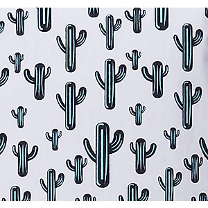 Itzy Ritzy Sealed Wet Bag with Handle – Wet Bag for Travel, Swimsuits, Cloth Diapers, Gym Clothes & Toiletries - Washable & Reusable with Water Resistant Lining - Measures 11” x 14” (Cactus Crew)