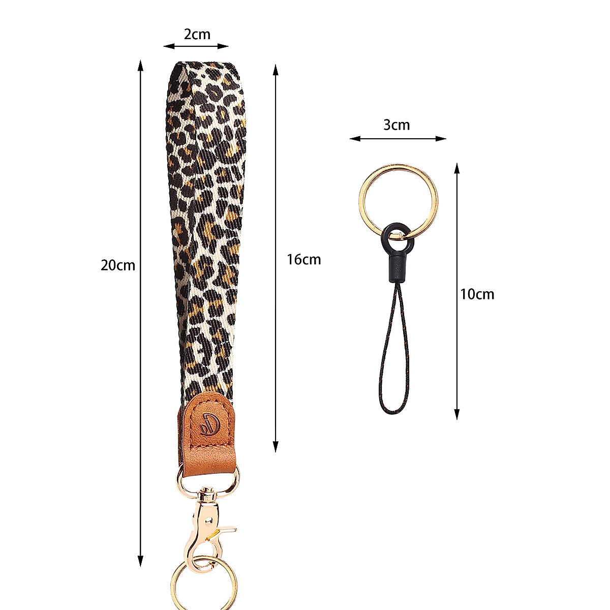 Doooze Wristlet Keychain, Wrist Lanyard Key Chain, Car Keychain Hand Strap, Cell Phone lanyards Key Chain Holder