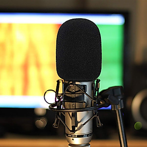 WS2 Microphone Pop Filter/Windscreen Compatible with Rode NT1-A, Procaster, podcaster, NT2-A,K2, NT1000, NT2000and Broadcaster Microphones by SUNMON