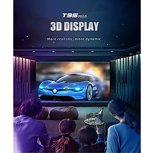 Android TV Box 11.0 Android Box T95Z Plus TV Box Android 4GB RAM 64GB ROM with RK3566 Quad-Core Supports 2.4G 5G Dual WiFi/BT 4.0 /8K/3D/H.265 Smart TV Boxes