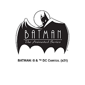 Batman: The Animated Series Behind The Cape Stainless Steel Tumbler 20 oz Coffee Travel Mug/Cup, Vacuum Insulated & Double Wall with Leakproof Sliding Lid | Great for Hot Drinks and Cold Beverages