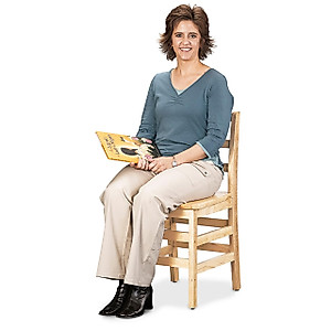 Jonti-Craft KYDZ Ladder Back Chair Pair, 14" Height
