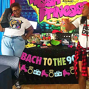 Bach To The 90's Bachelorette Party Decorations, Bach To The 90's Banner Retro Garland for 90s Theme Party Supplies