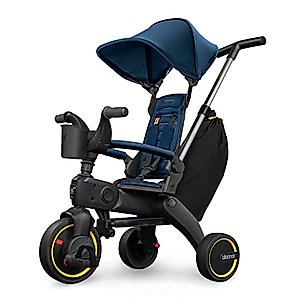 Doona Liki Trike S3 - Premium Foldable Trike for Toddlers, Toddler Tricycle Stroller, Push and Fold Doona Tricycle for Ages 10 Months to 3 Years, Royal Blue
