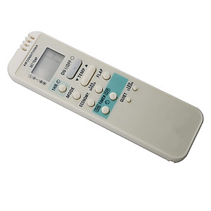 Scckcc Replacement Remote Control for Sanyo Air Conditioner RM-8033Y RCS-SH1UA RCS-SH80UA-WL RCS-BH80UA-WL RCS-4HVPIS4U Mini-Split Wall-Mounted Heat Pump Air Conditioner