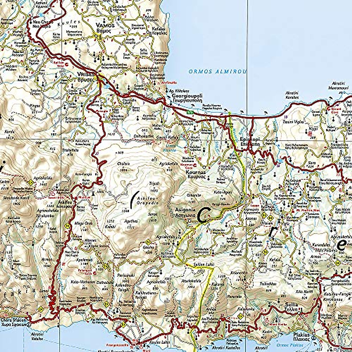 Crete Map [Greece] (National Geographic Adventure Map, 3317)