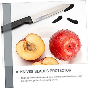 IWOWHERO 30Pcs Cutter Tip Protectors Protecting Covers for Cutter Tips for Home Use Prevents Damage to Knife Tips and Blades Reusable Tip Sleeves