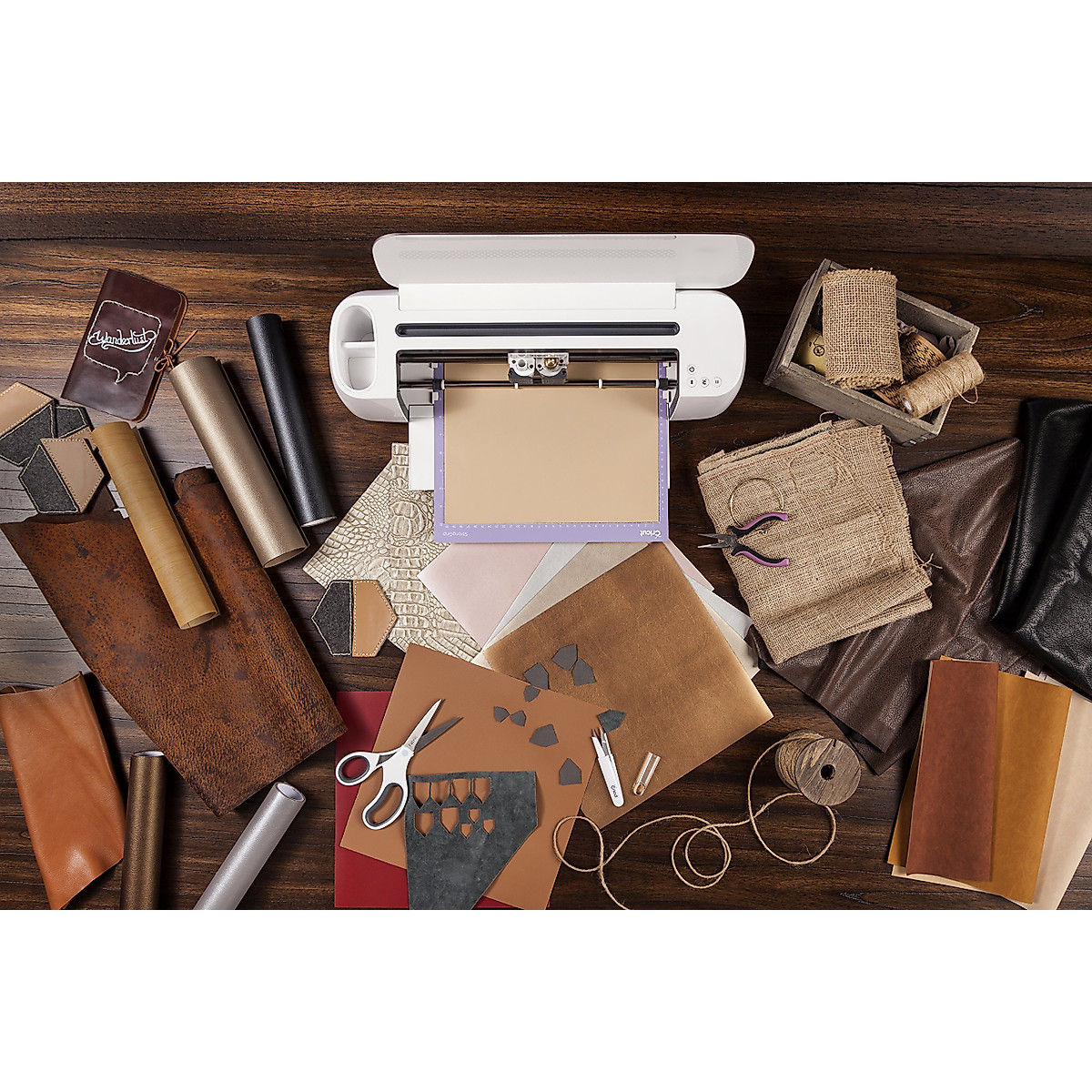 Cricut Maker - Smart Cutting Machine - With 10X Cutting Force, Cuts 300+ Materials, Create 3D Art, Home Decor & More, Bluetooth Connectivity, Compatible with iOS, Android, Windows & Mac, Champagne