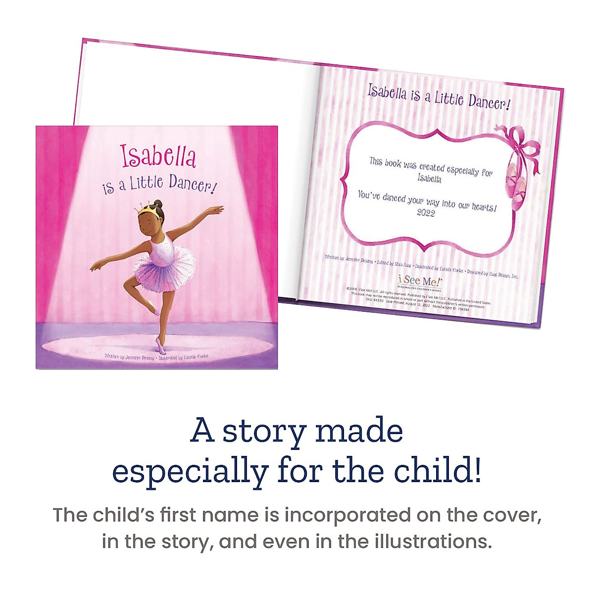 I See Me! I'm a Little Dancer - Dance Recital - Personalized Children's Story (Hardcover)
