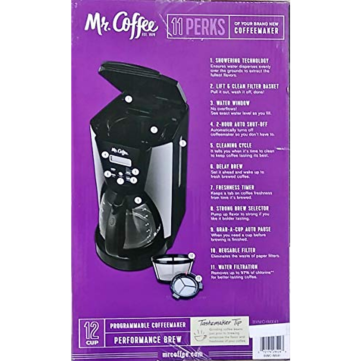 Mr. Coffee 12-Cup Programmable Coffee Maker