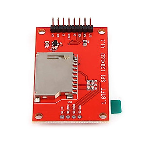 1.8" SPI LCD Display Module 3.3V 5.5V 128×160 SPI LCD Serial Port Display Module ST7735 51/AVR/STM32/ARM 8/16 bit